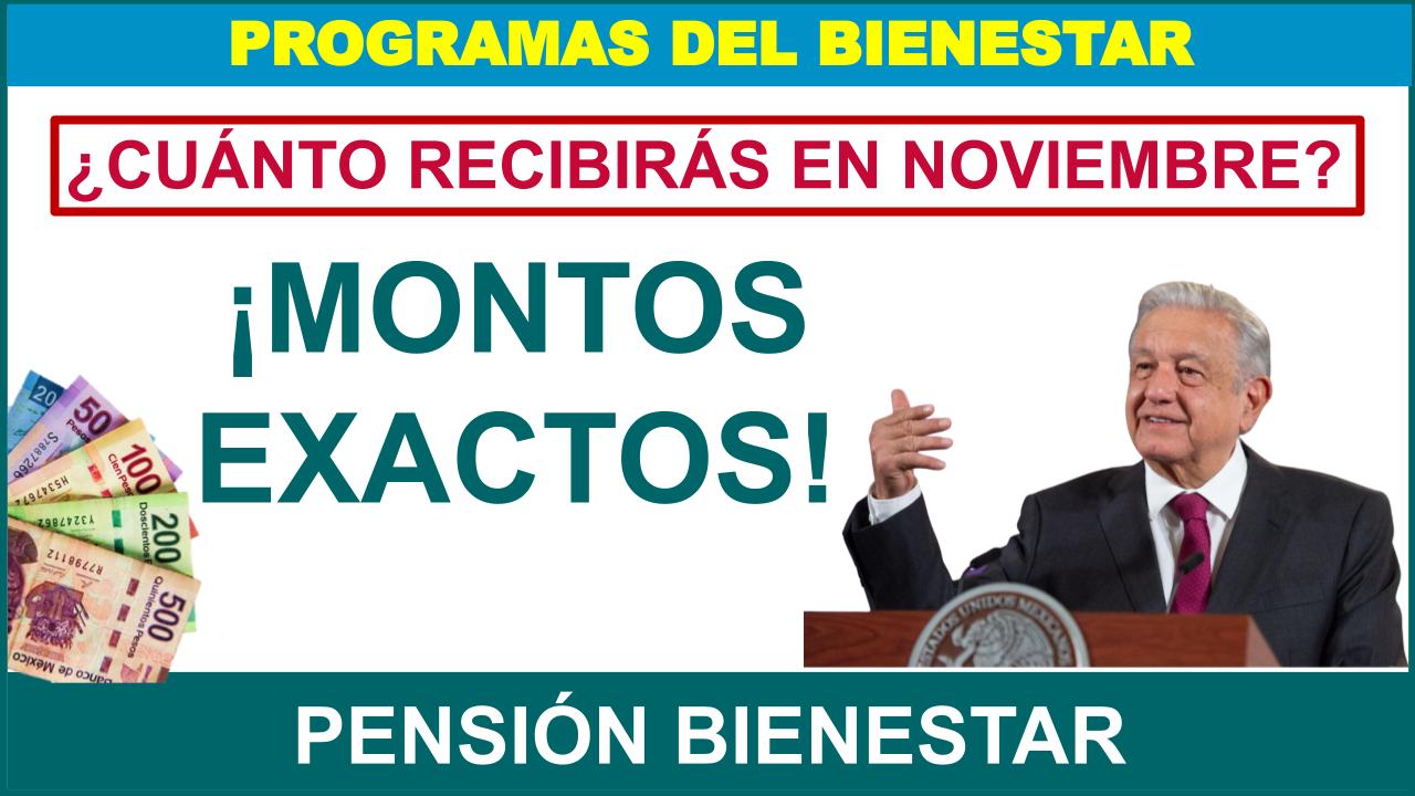 Descubre Cuánto Recibirás En Noviembre: Montos Exactos De Los Programas ... Descubre Cuánto Recibirás En Noviembre: Montos Exactos De Los Programas ...
